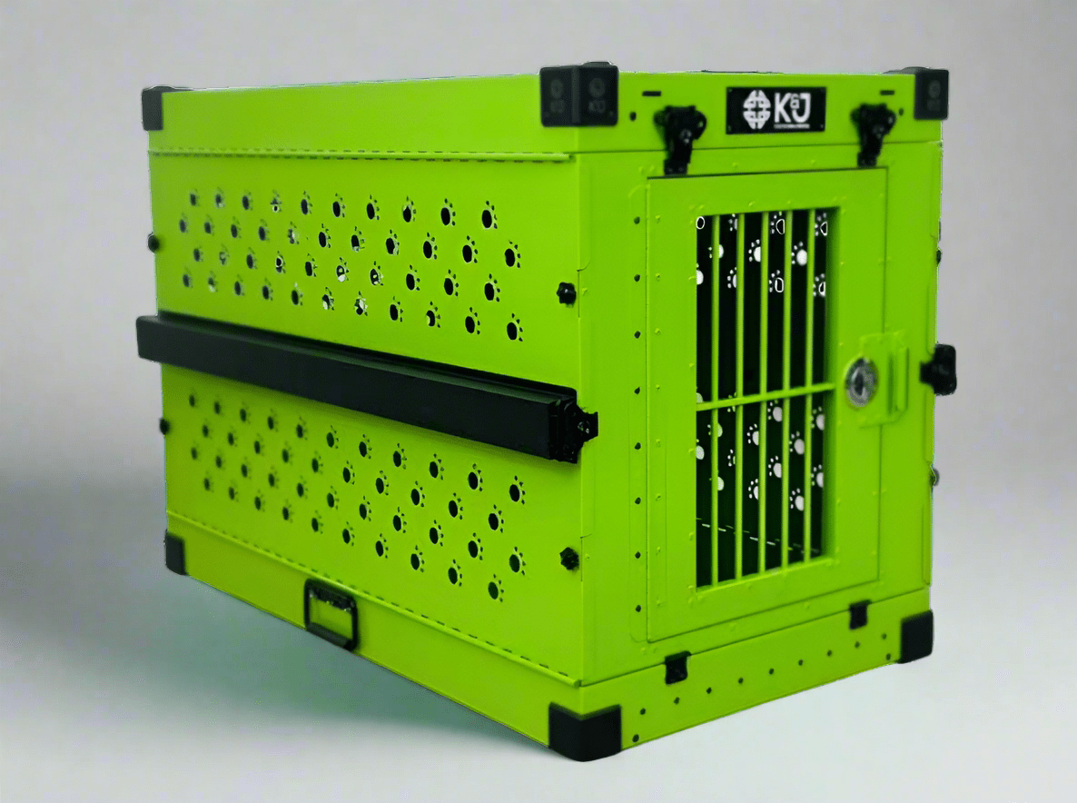 Premium Collapsible Dog Crate | IATA Compliant – K&J Custom Dog Crates