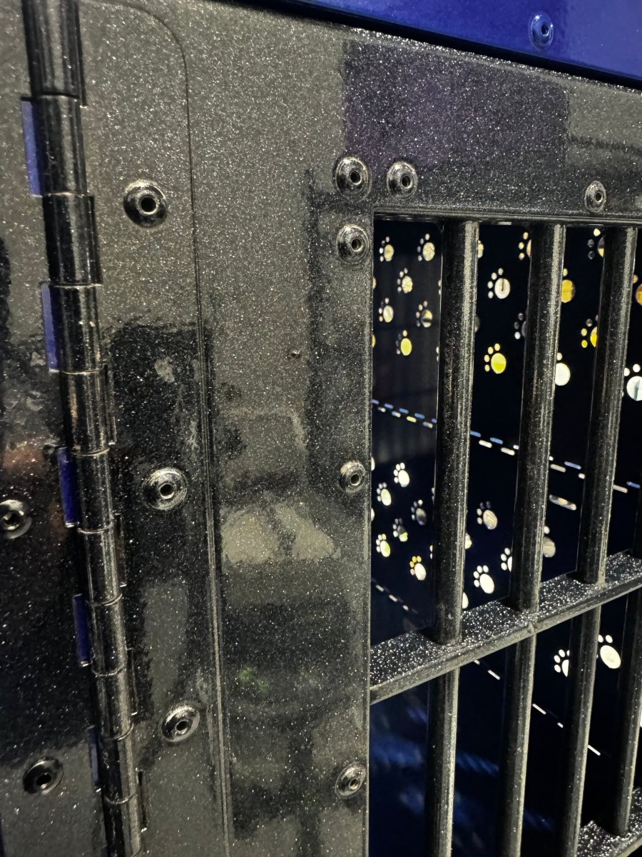 25% OFF Stationary Metallic Crates - K&J Custom Dog Crates